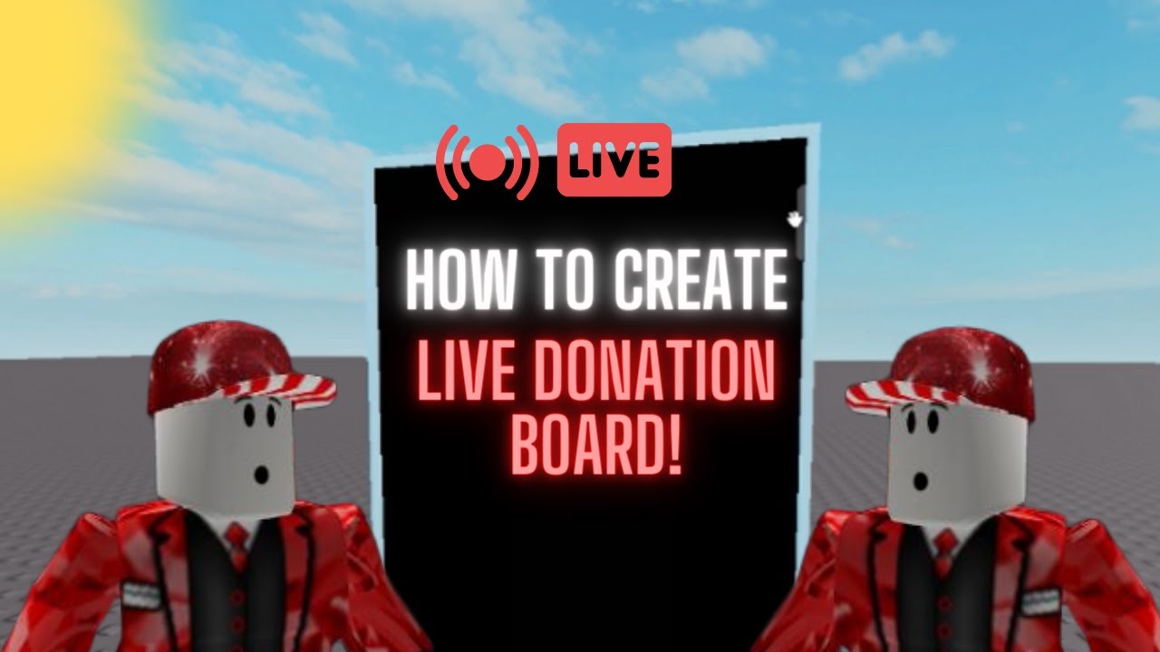 How to create a Live Donation Board for your Donation Game! - YouTube