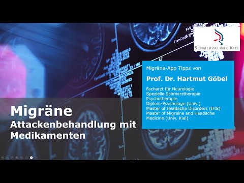 Akuttherapie der Migräneattacke: Migräne-App Tipps von Prof. Dr. Hartmut Göbel, Schmerzklinik Kiel