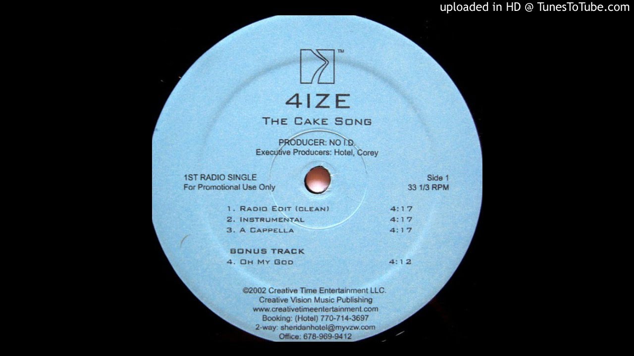 4-Ize - The Cake Song (Hip Hop) (2002) - YouTube