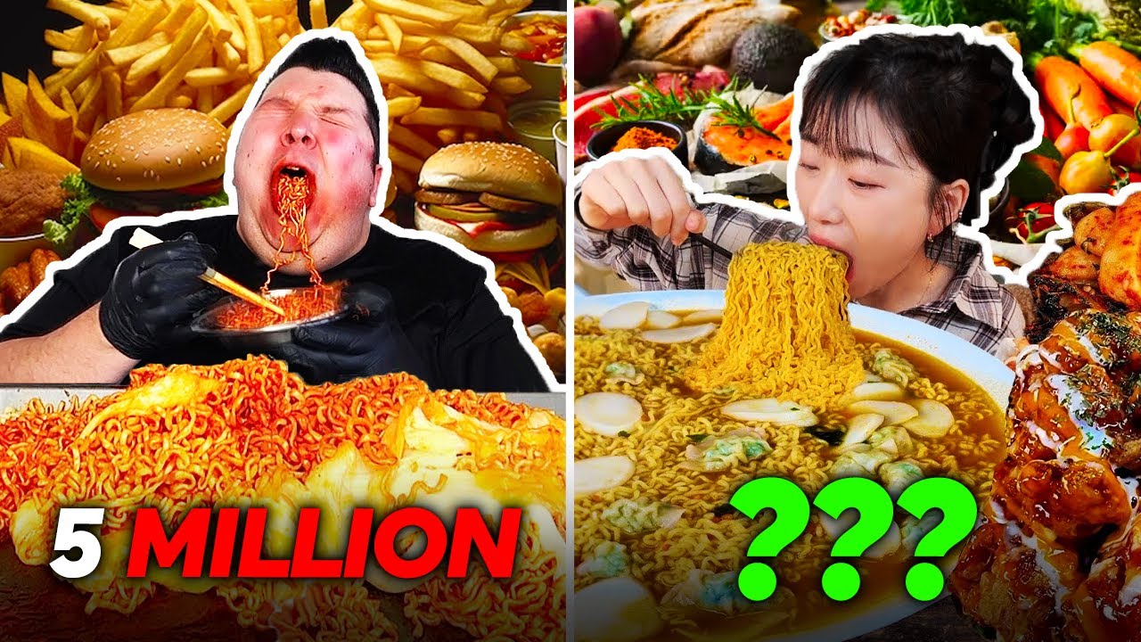 FAMOUS vs UNDERRATED Mukbangers! - YouTube