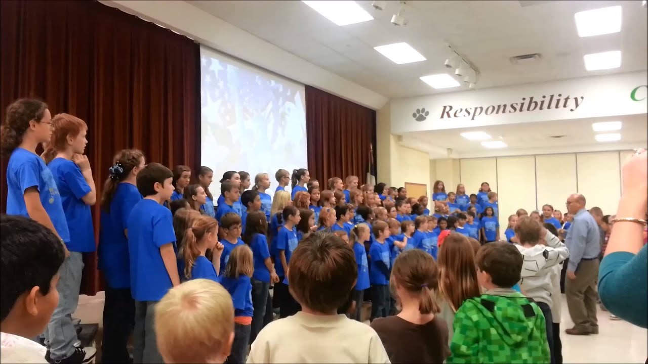 Beck Elementary Veterans Day Program - YouTube