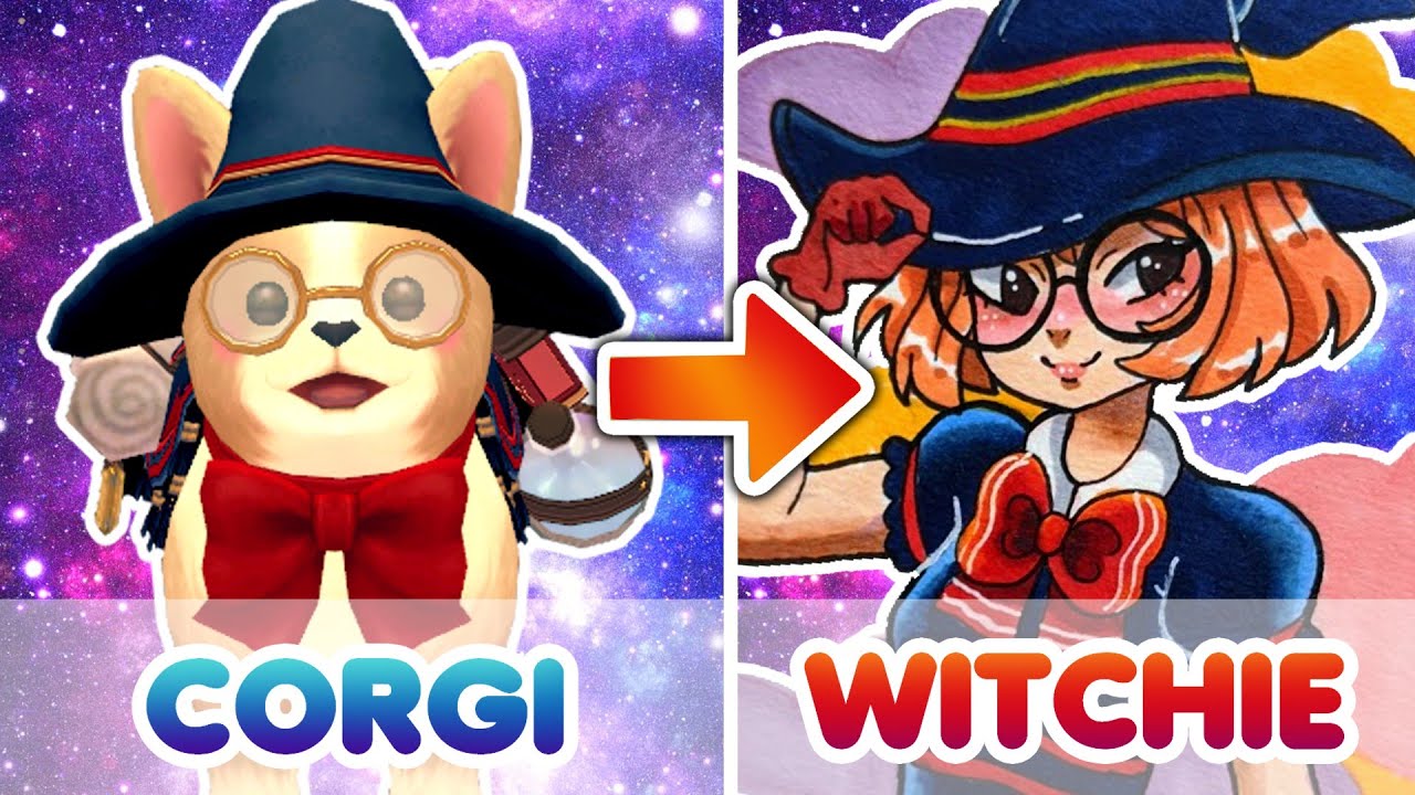 TRANSFORMING A MAGIC CORGI INTO A WITCH GIRL || Mabinogi - YouTube