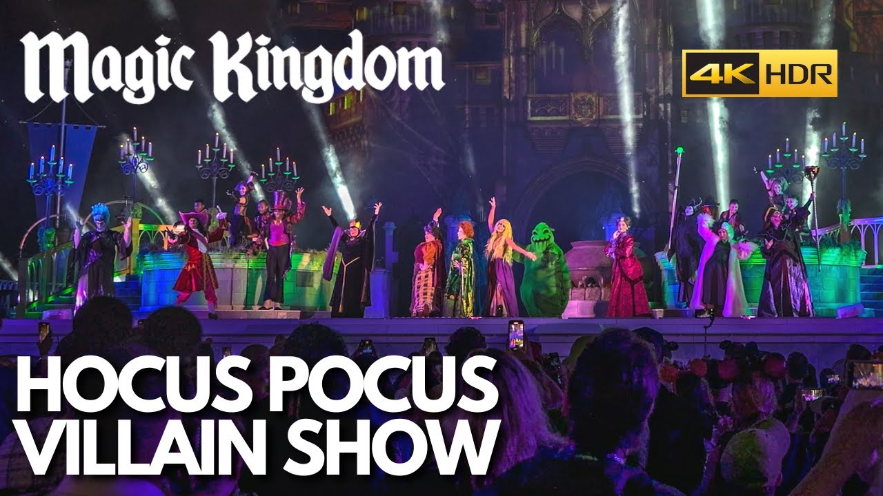 Hocus Pocus Villain Spelltacular | Magic Kingdom Disney World - YouTube