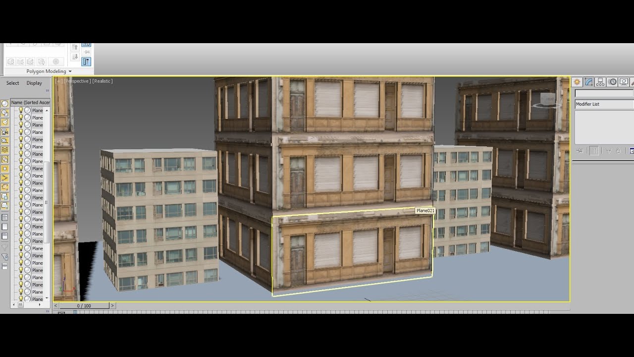 Tutorial on Modeling a LowPoly Buildings for Games in 3dsmax. - YouTube