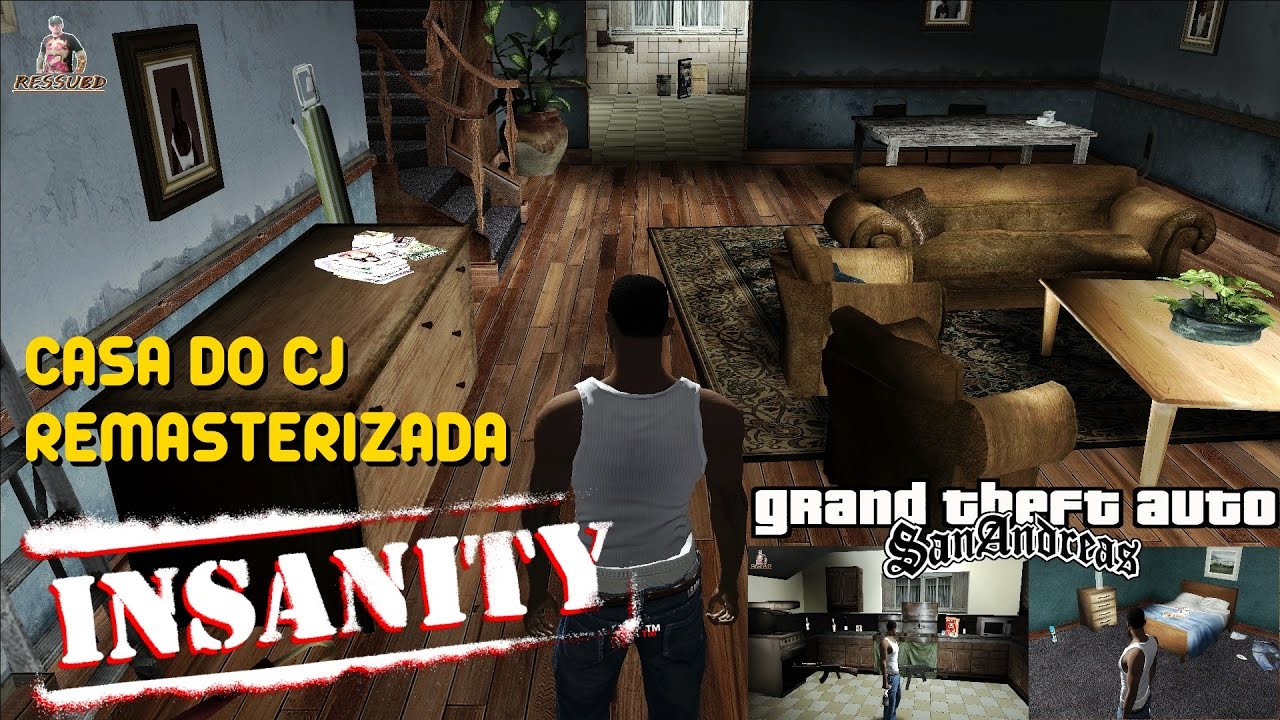 CJ HOUSE INSANITY INTERIOR DA CASA DO CJ REMASTERIZADO EM HD BY EZEKIEL ...