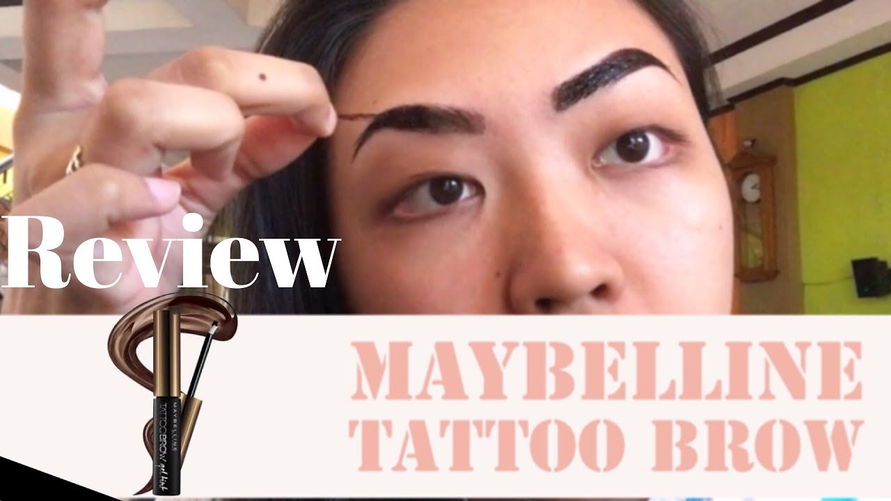 Maybelline Tattoo Brow || Review - YouTube