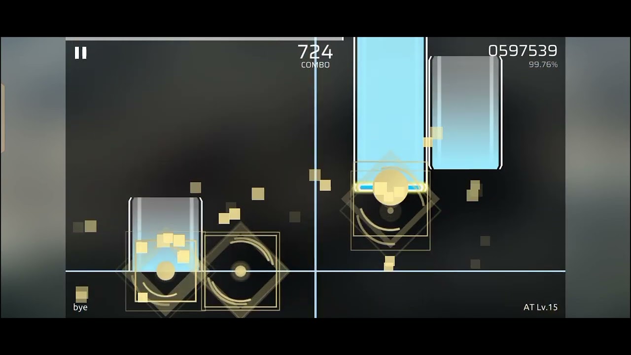 Fanmade Phigros | bye Lv.15 FC (8th) - YouTube