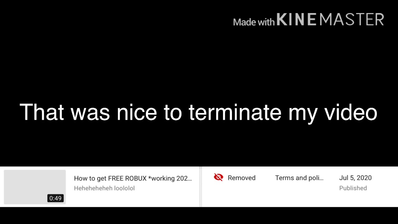 YouTube TERMINATED MY video for a false reason... - YouTube