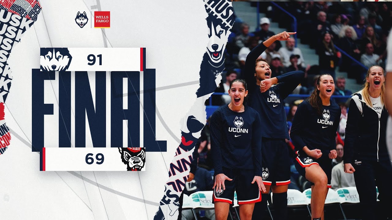 UConn Women's Basketball vs. NC State Highlights - YouTube