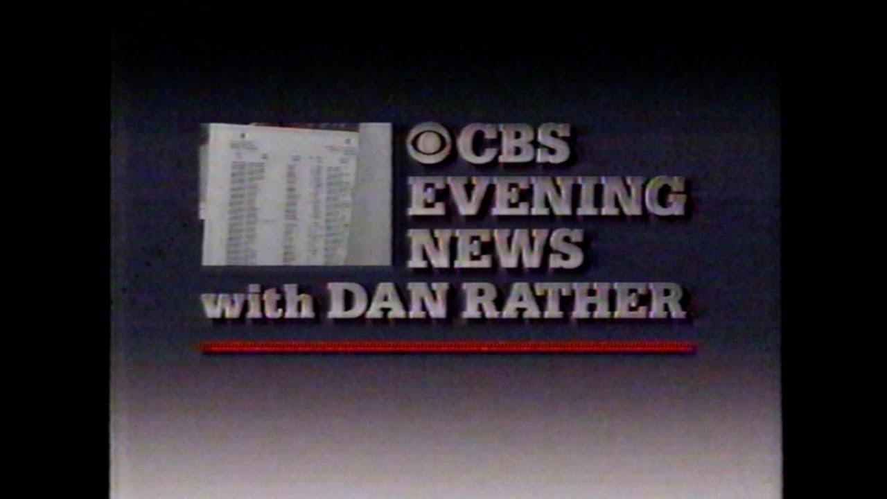 CBS Evening News with Dan Rather Promo (CBS, 10/25/1987) - YouTube
