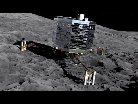 Raumsonde Rosetta bereitet Kometen-Landung vor - YouTube