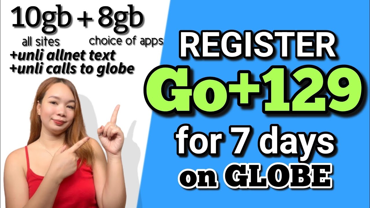 PAANO MAGREGISTER NG GO+129 SA GLOBE SIM | Riencyll Cabile - YouTube