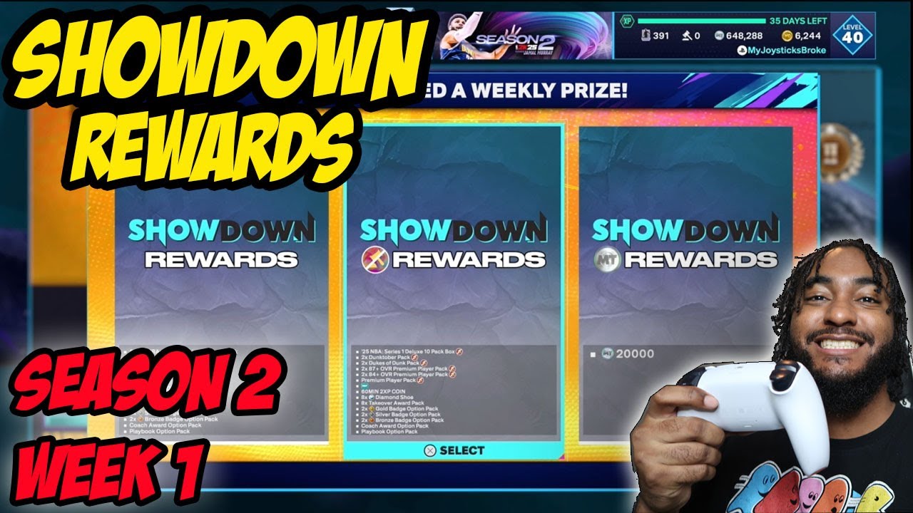OPENING SEASON 2 SHOWDOWN REWARDS ! NBA 2K25 MYTEAM - YouTube