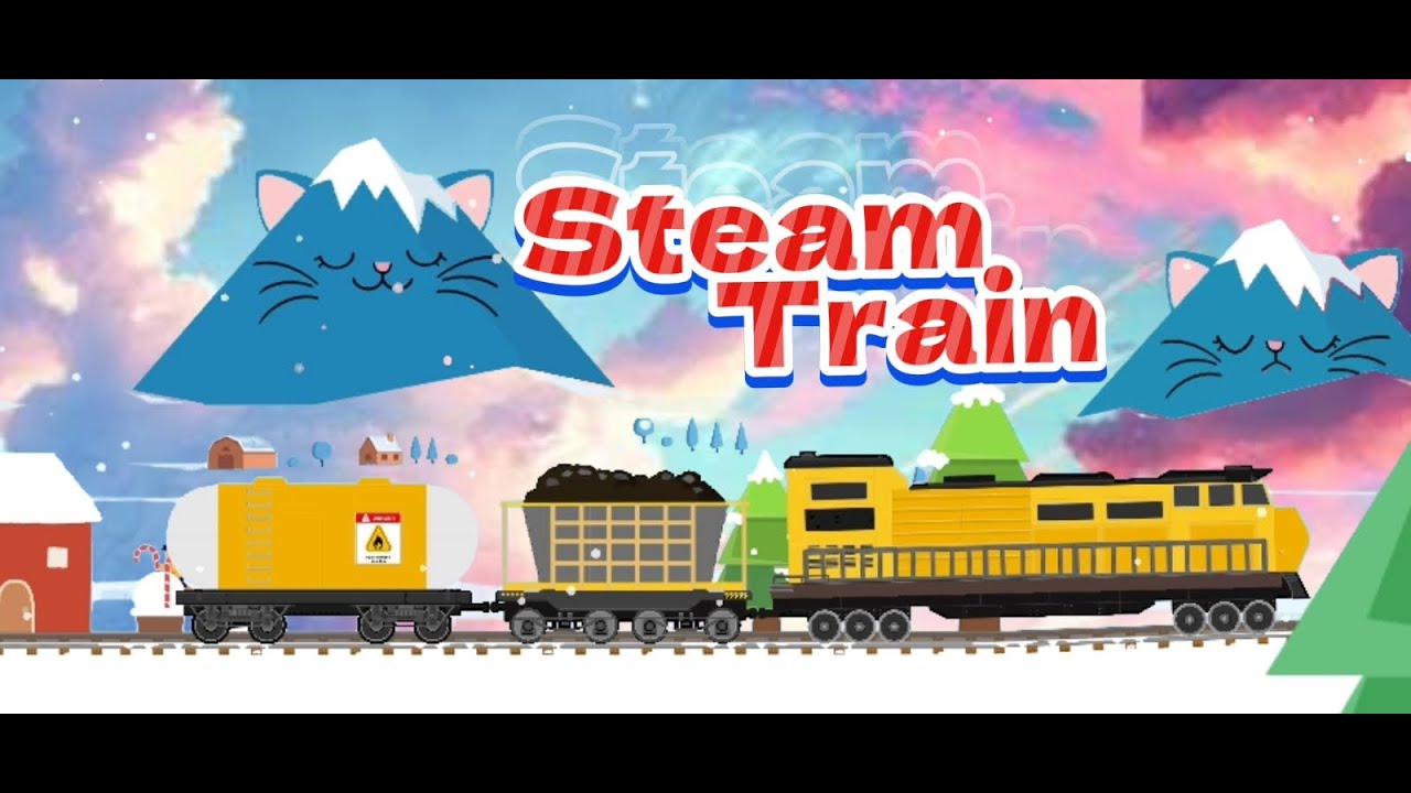 Steam Locomotive Train | Labo Brick Train - YouTube
