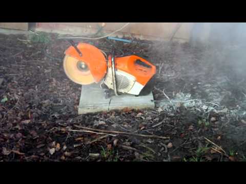 STIHL TS410 DISC CUTTER - YouTube