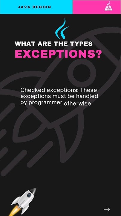 Types of Exception In Java | Java Interview questions and answers #java #viral #shortsfeed - YouTube