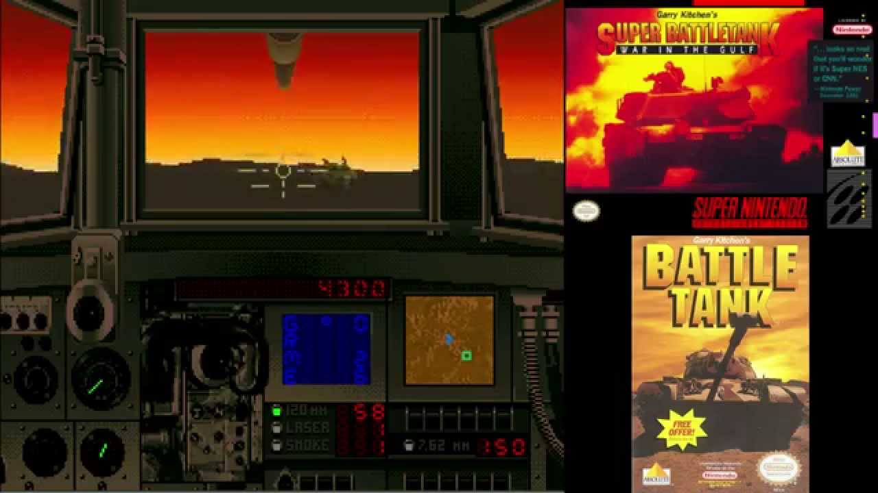 SNES A Day 61: Garry Kitchen's Super Battletank: War in the Gulf - YouTube