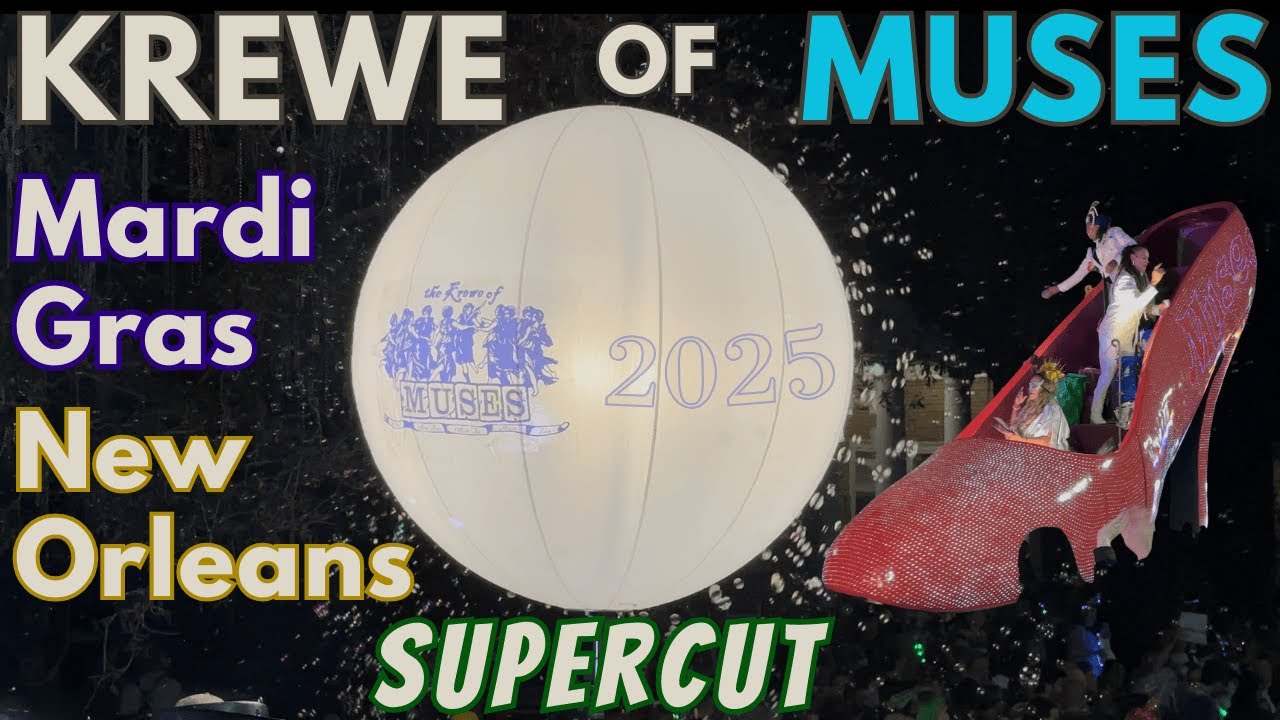 Krewe of Muses Parade ~ Supercut ~ New Orleans Mardi Gras 2025 (4K) 🎭 ...