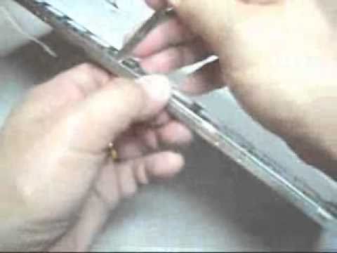 How to replace an LCD screen backlight or bulb - YouTube