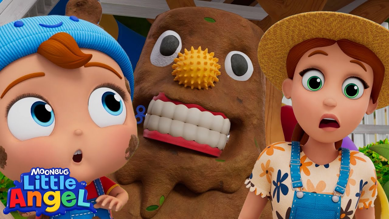 Look at the Mudman Song | Little Angel | Cartoons for Kids | Songs for ...