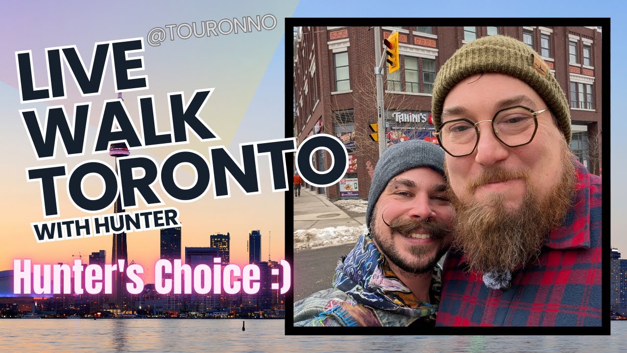 LIVE WALK TORONTO - Matti and Hunter @JagerBaron Explore and More - YouTube