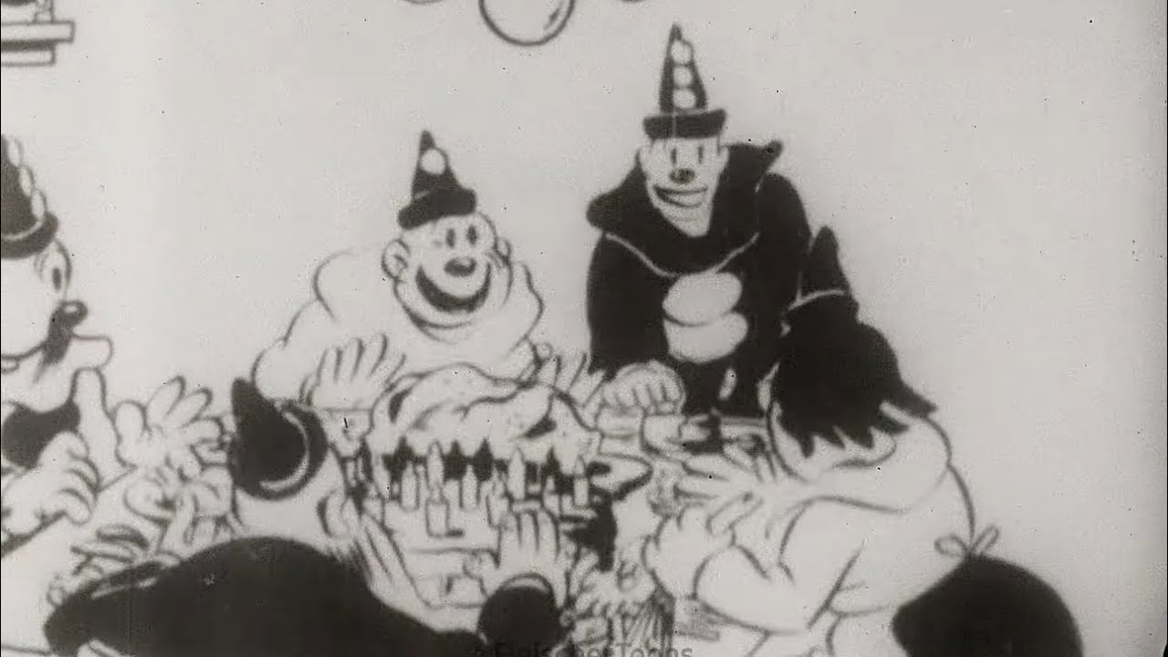 Reunion | 1922 | Out of the Inkwell | 16mm | 2K | Koko the Clown | Max ...