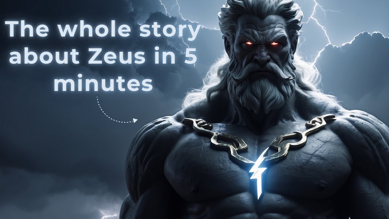 The story of the god Zeus. The whole life of Zeus in 5 minutes. Zeus ...