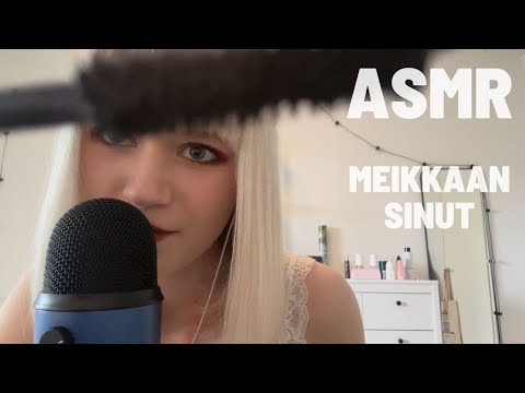 ASMR SUOMI | meikkaan sut 💄♥️