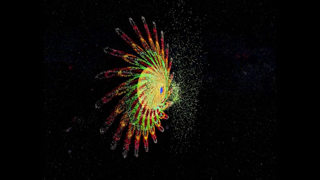 Galaxy destroyed by Black Hole - YouTube