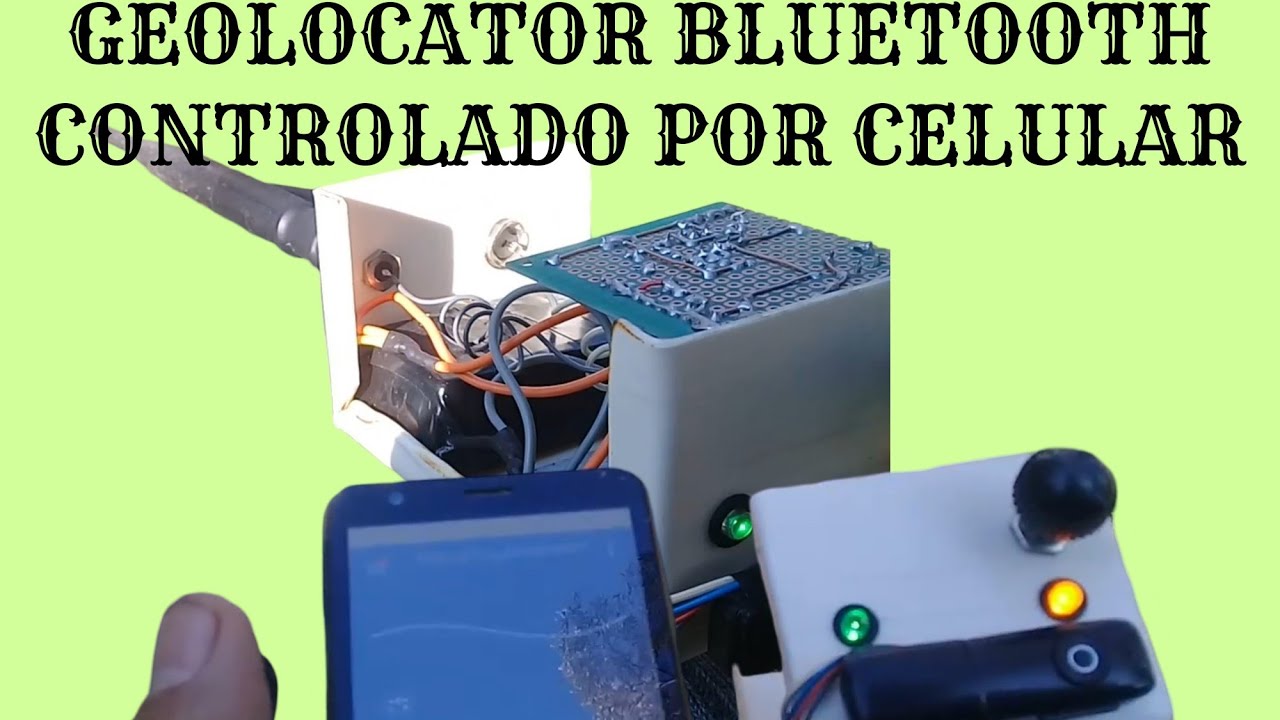 PRUEBA EN PARQUE TRANSMISOR DE FREC. BLUETOOTH A GEOLOCATOR - YouTube