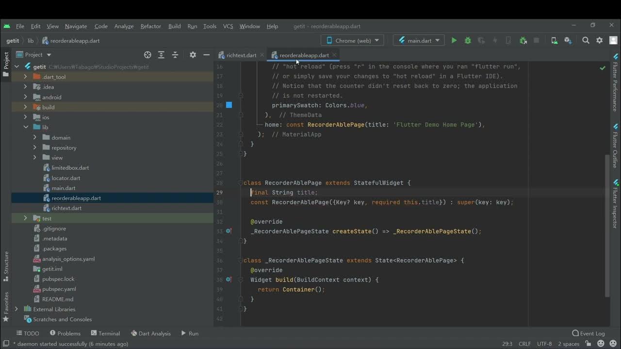 flutter ReorderableListView - YouTube
