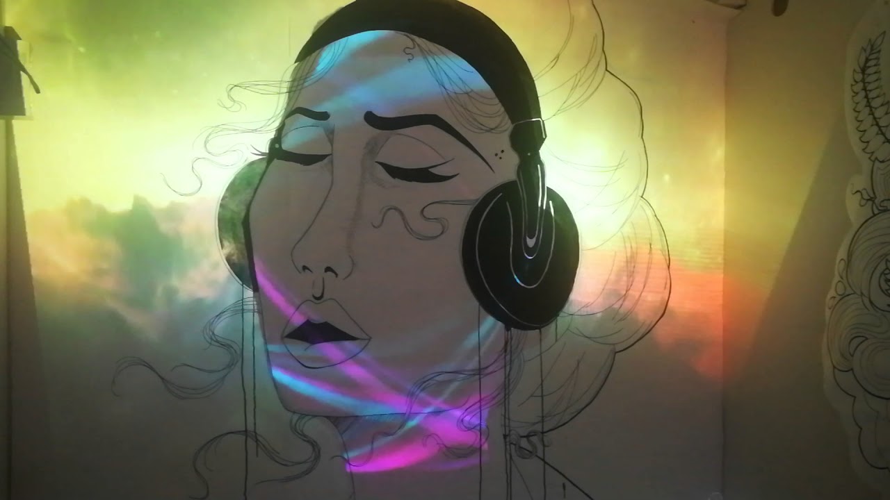 Projection Mapping graffiti and illustration trial 9 - YouTube