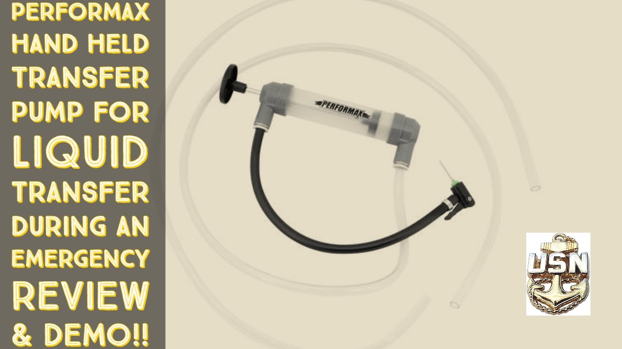 Performax Hand Held Transfer Pump for Liquid Transfer during an ...