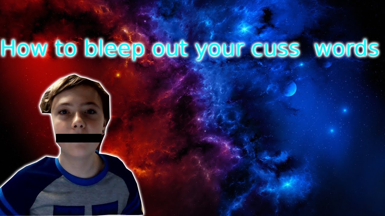 How to bleep your cuss words on VSDC Free Video Editor - YouTube