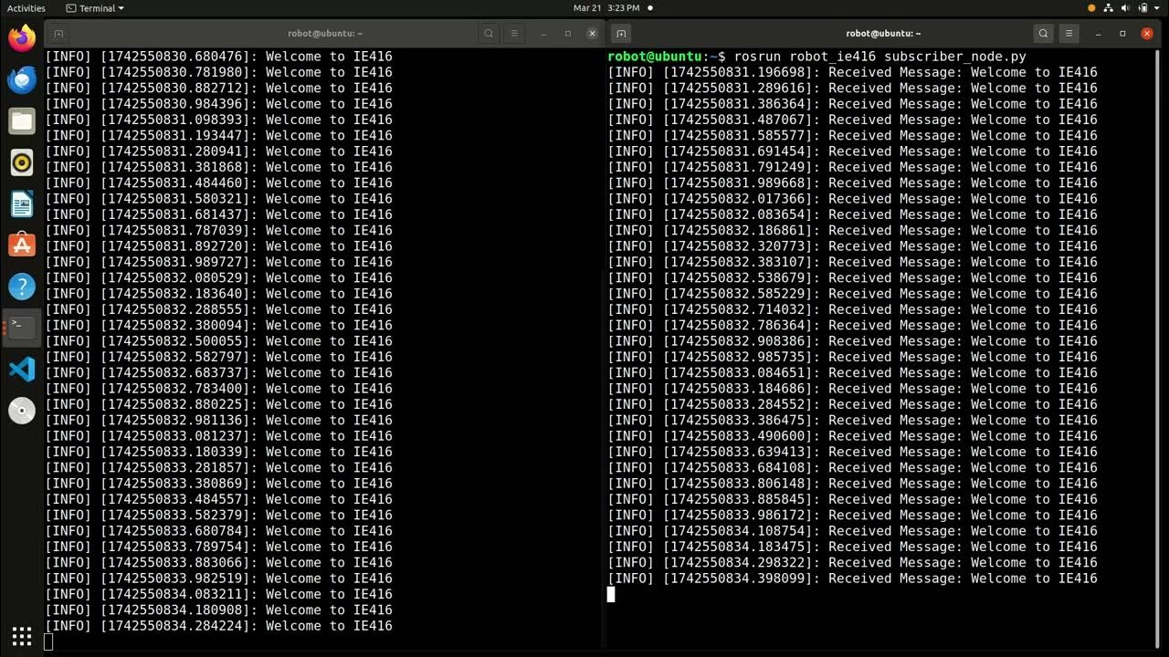 IE416 : Micro Project-3 | ROS simulation in Python - YouTube