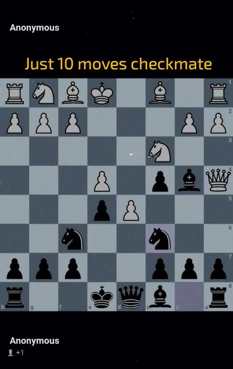 checkmate in just 10 moves#chess #checkmate#gukesh#chessbaseindia#chessgame #viral#chesscom# ...