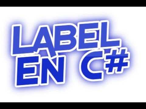 2 - Label en c# - شرح - YouTube
