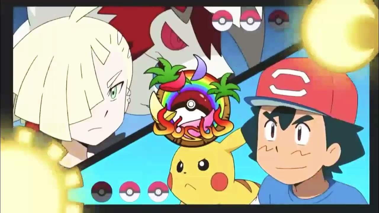Ash Vs Gladion Full Battle Pokèmon Amv Youtube