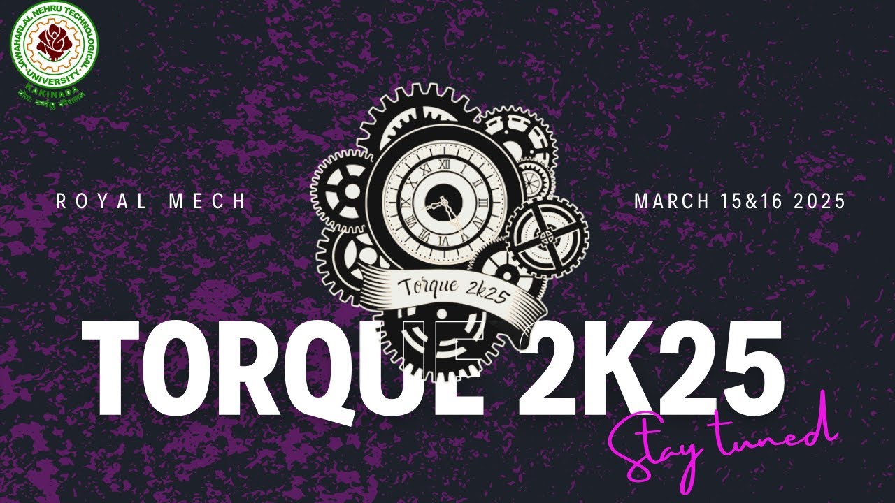 TORQUE 2K25 | ROYAL MECH | JNTUK | MECHANICAL ENGINEERING - YouTube