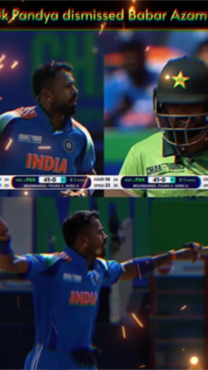 Hardik pandya ने | babar azam को दिखा दिया उसकी औकात 😱🤯 | #indvspak #babrazam #hardikpandya # ...