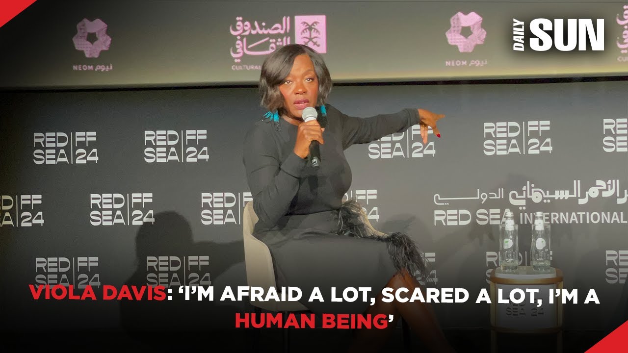 Viola Davis: ‘I’m afraid a lot, scared a lot, I’m a human being’ - YouTube
