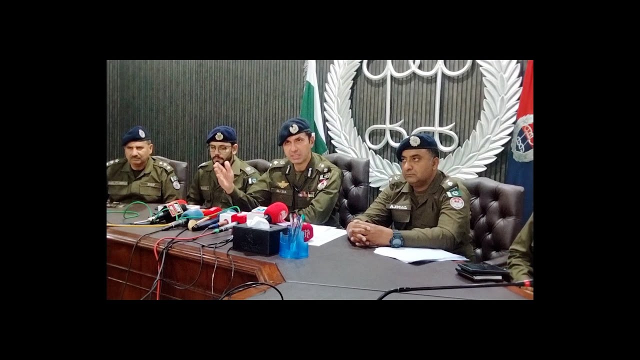 Faisalabad: CPO Captain (retd) Muhammad Ali Zia held a press conference ...