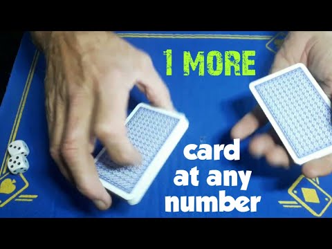 CArd at any NUMBER card trick/ easy fooling card tricks - YouTube