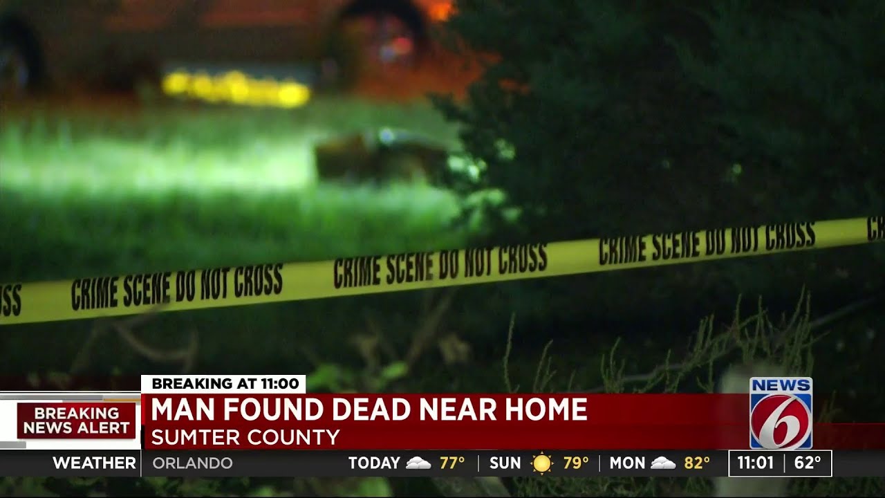 Man Found Dead Near Home - YouTube