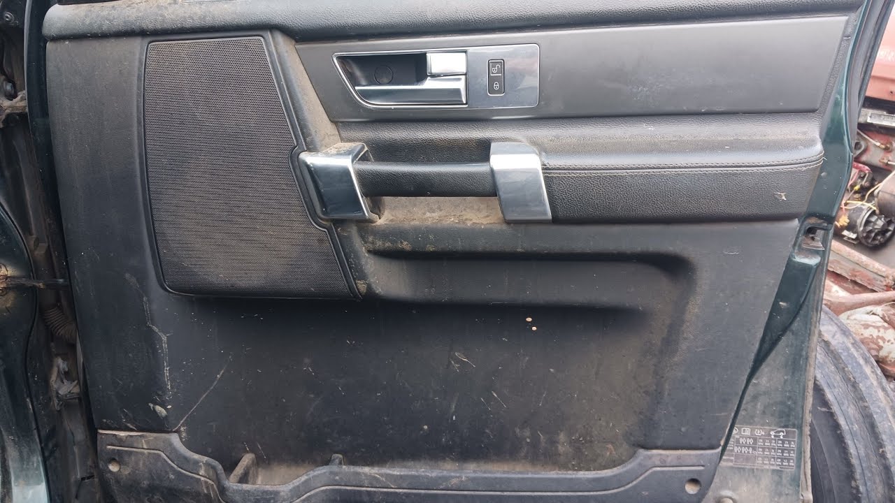 Rear door card removal on a landrover discovery 4 - YouTube