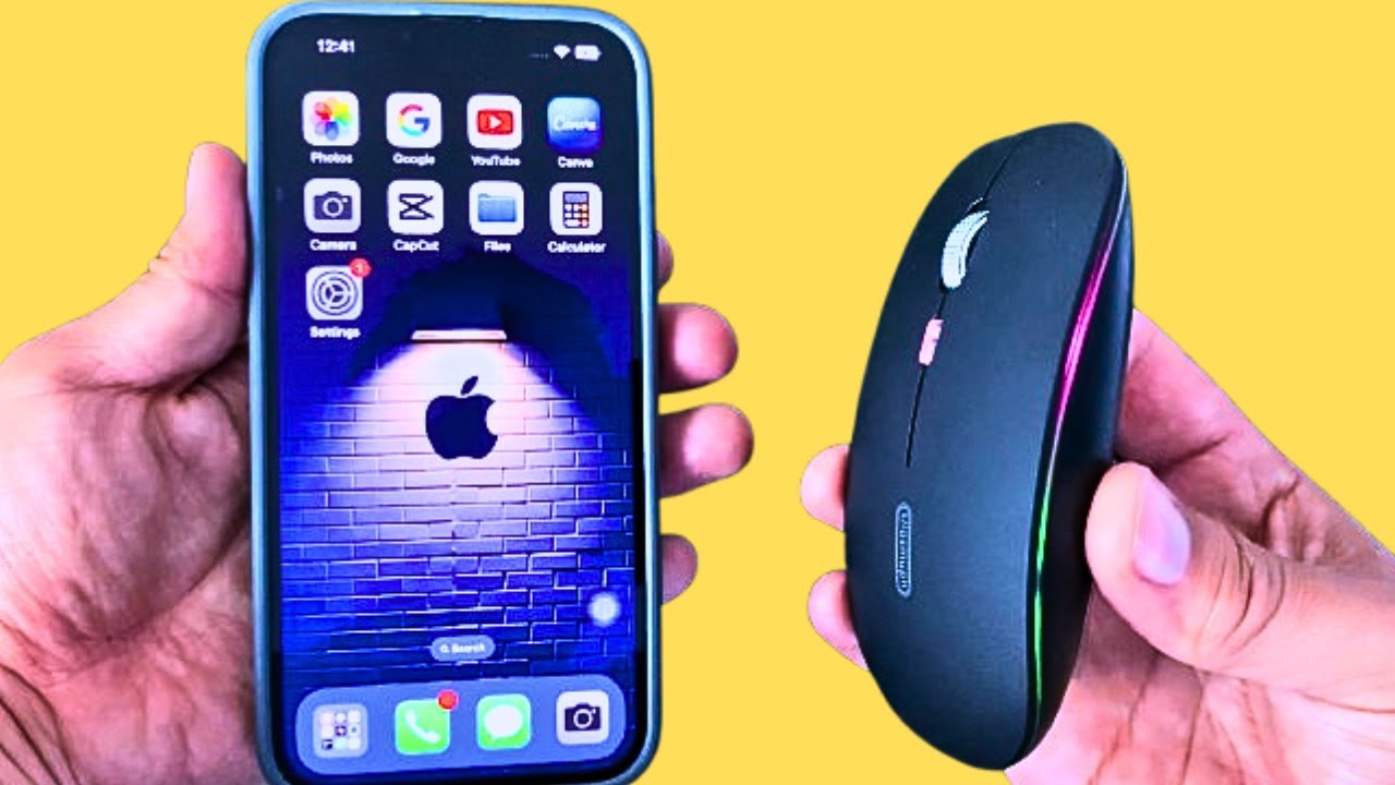 How to connect Mouse to your iphone - YouTube