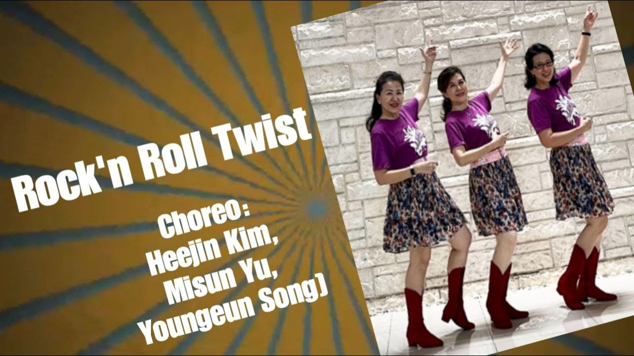 Rock'n Roll Twist Linedance (demo & count) [Choreo: Heejin Kim, Misun Yu, Youngeun Song] KOR ...