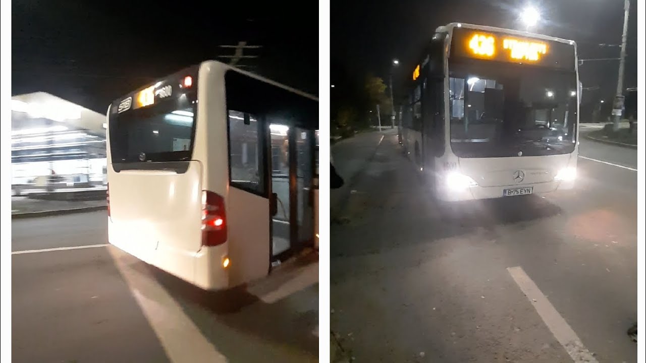 Călătorie cu Autobuzul Mercedes-Benz Citaro E4 C1 #4600 pe linia 436 ...