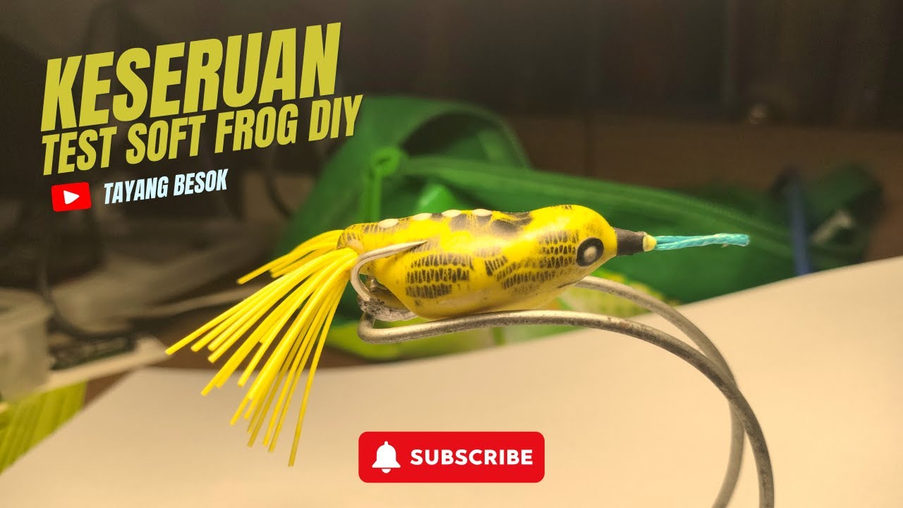 COBA SOFT FROG BARU | MANCING SPOT RAWA ABADI ex SELAT MURIA | - YouTube