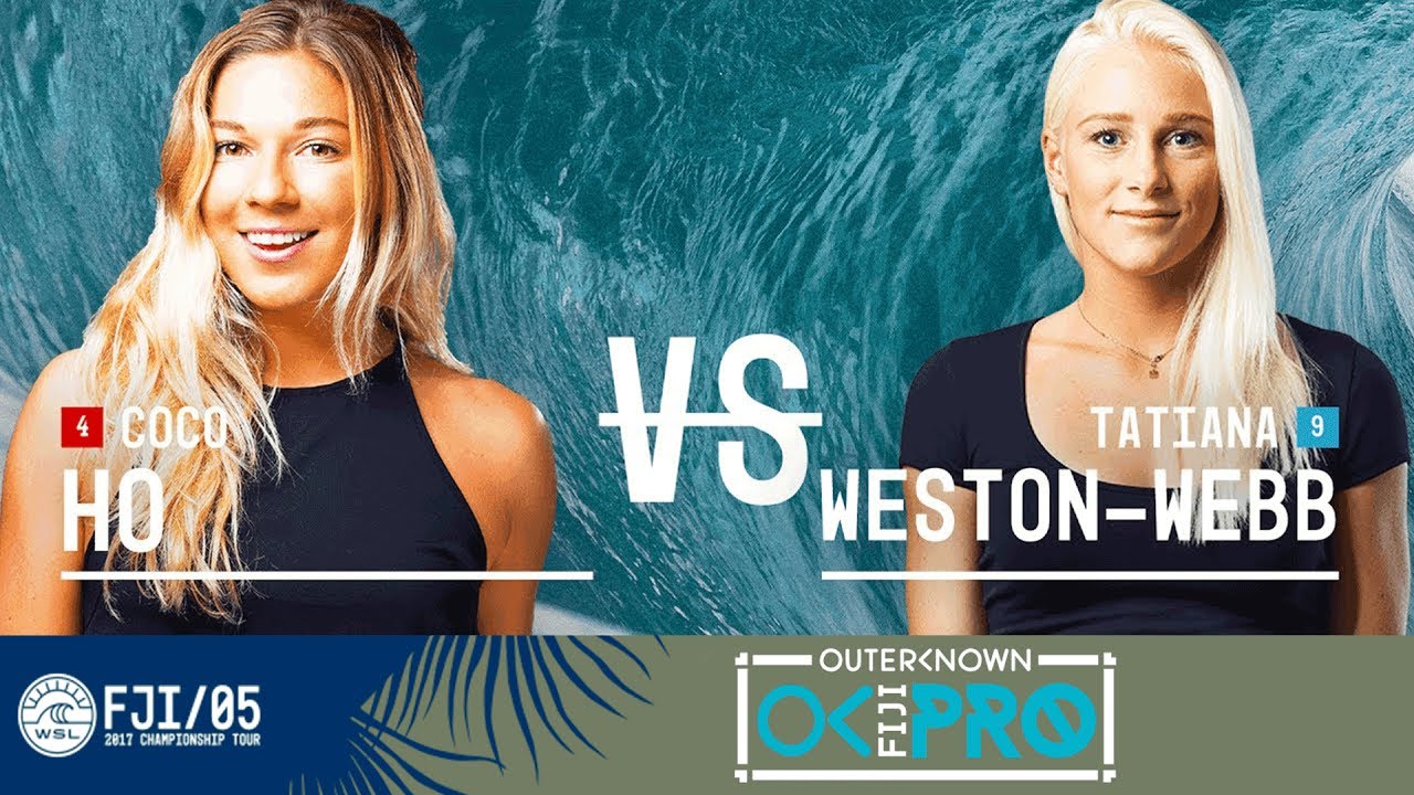 Coco Ho vs. Tatiana Weston-Webb - Round Two, Heat 6 - Outerknown Fiji ...